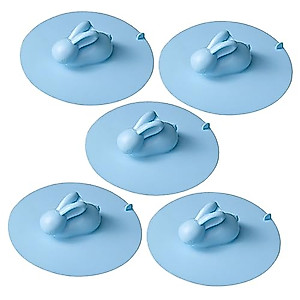 5pcs Kitchen Accessories Silicone Sink Plug Bathtub Stopper for Bathroom Creative Sink Plug Silicone Sink Cover