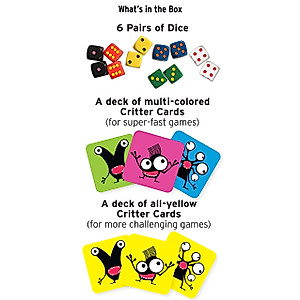 TENZI PAIRZI - The Fast, Fun Card Matching Family and Party Game with a Twist - for Ages 6 to 96 - 2 to 6 Players