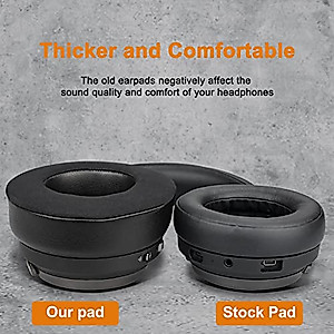 SOULWIT Cooling-Gel Ear Pads Replacement for Corsair Virtuoso RGB Wireless XT SE Gaming Headset, Earpads Cushions with High-Density Noise Isolation Foam, Added Thickness