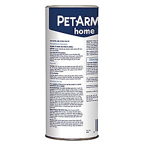 PETARMOR Home Carpet Powder for Fleas and Ticks, Protect Your Home From Fleas and Deodorizes Carpets, 16 Ounce