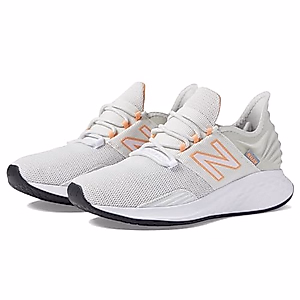 New Balance Women's Fresh Foam Roav V1 Running Shoe, Nimbus Cloud/Peach Glaze/Dusk Blue, 8.5 Wide