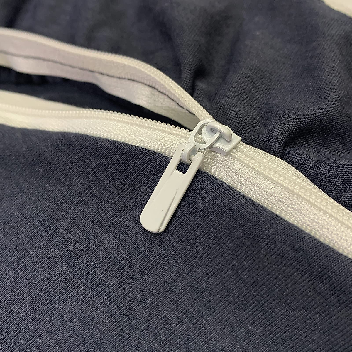 ABREEZE Baby Cotton Play Mat Soft Crawling Mat White Detachable Washable Game Blanket Floor Playmats Kids Infant Child Activity Round Rug Home Room Decor