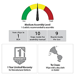 NTENSE Genesis Gaming Desk/Arcade Stand, White