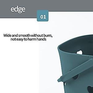 Shower Caddy Portable for College Dorm Room, Portable Shower Tote, Large Capacity Shower Organizer Basket with 2 Handle, Multifunctional Storage Basket For Bathroom Cleaning Supplies Kitchen