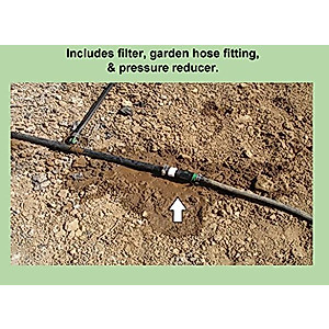 Vegetable Garden Drip Kit – 20 Rows x 50 Ft– Watering Garden Drip Irrigation