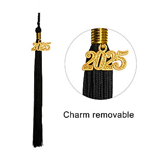 GraduatePro Matte Graduation Cap and Gown 2025 Set Bulk with Tassel for High School & College Black 48