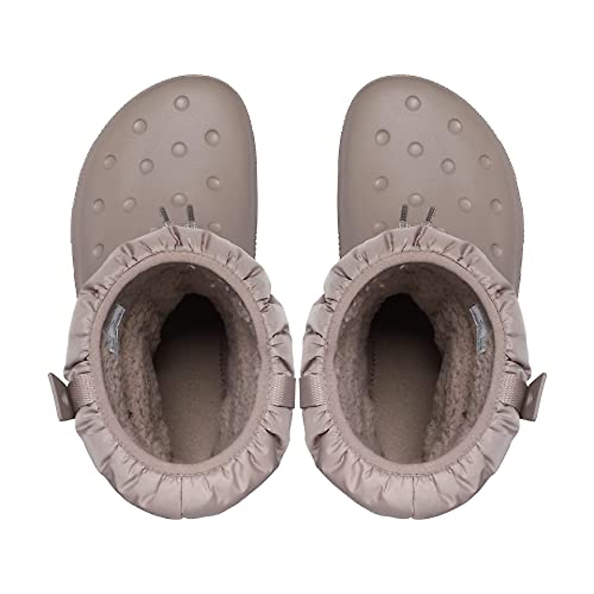 Crocs Women's Classic Neo Puff Luxe Winter Boots Snow, Mushroom, Numeric_10