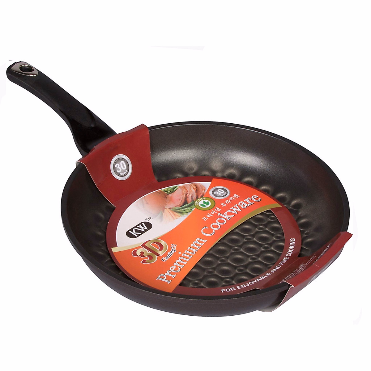 3D Marble Non-Scratch, Non-Stick Coating Fry Pan, 20cm. Made in Korea.
