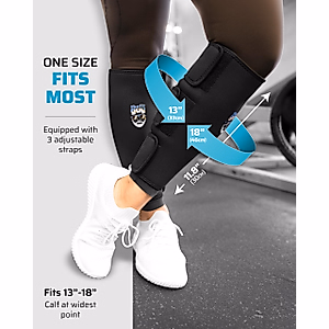 THEFITGUY Weightlifting 5mm Deadlift Shin Guards, EasyWear - No Need to Take Off Shoes, Wear Over Skin, Socks, Training Pants and Tights, Ultimate Shin Protection (Pair)