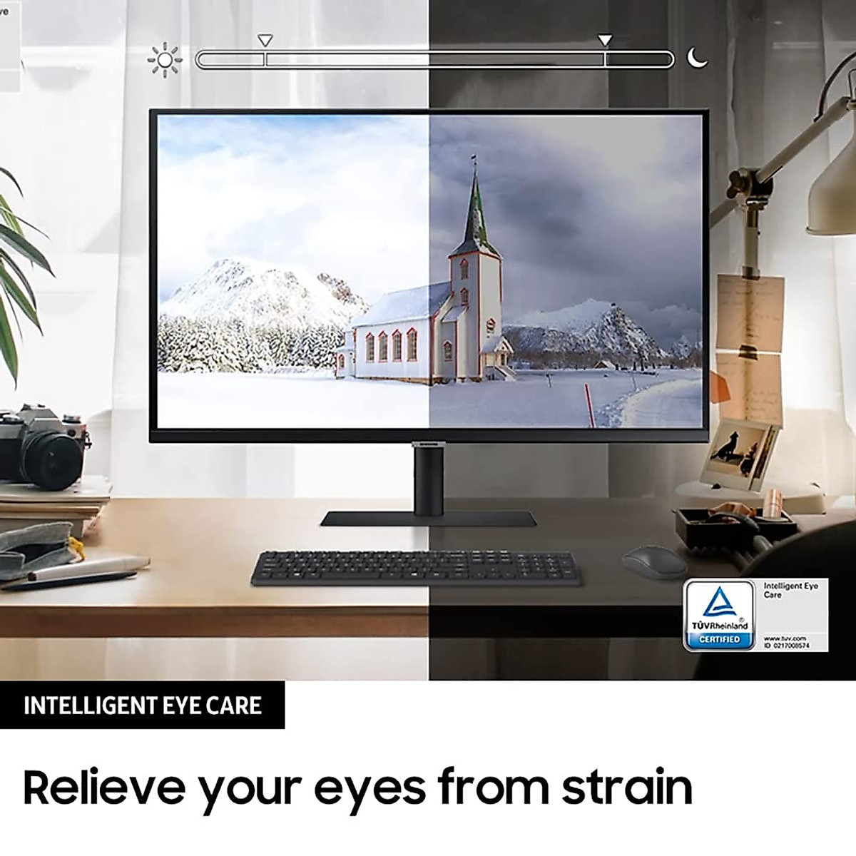 Samsung Business S70A Series 32 Inch 4K UHD 3840x2160 Computer Monitor, VA HDR10, Pivot Stand, DisplayPort, HDMI, Headphone (S32A704NWN) (Renewed)