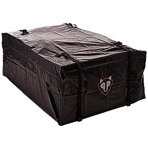 Rightline Gear Ace 2 Weatherproof Rooftop Cargo Carrier for Top of Vehicle, Attaches With or Without Roof Rack, 15 Cubic Feet, Black