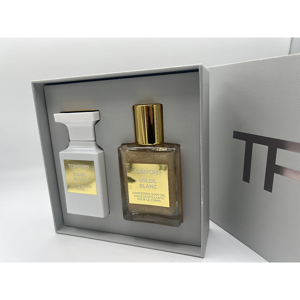 Tom Ford Private Blend Soleil Blanc 2 Piece Set - Eau De Parfum and Shimmering Body Oil