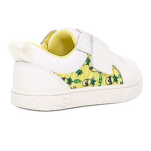 UGG Unisex-Child Rennon Low Pineapple Stuffie Sneaker, Pineapple, 10 Toddler