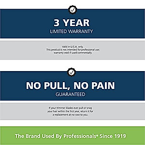 Wahl Groomsman Rechargeable Personal Pen Trimmer & Detailer for Hygienic Grooming with Rinsable, Interchangeable Heads for Eyebrows, Neckline, Nose, Ears, & Other Detailing - Model 3023284