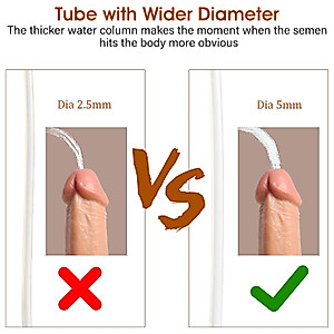 Realistic Squirting Dildo 8.66 Inch Ejaculating Cumming Dildo, Suction Cup G-Spot Anal Hands-Free Soft Dildos Fake Penis Cock, Sex Toy for Women Gay Men Solo Couples Pleasure