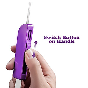 Right Hand Pill Counting Tray with Spatula (Purple)