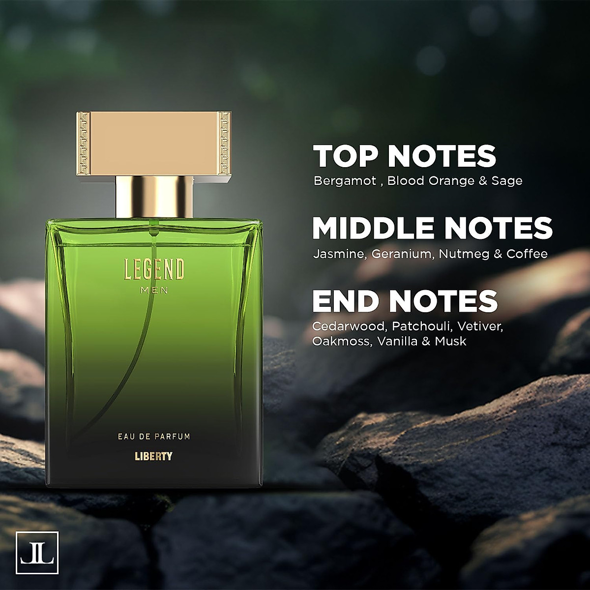 Liberty Legend Perfume for Men, (100ml/3.4Oz) Perfumes Long-Lasting Eau de Parfum for Thanksgiving, Luxury Oriental & Woody Fragrance for Men, Perfume Spray