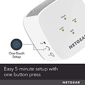 NETGEAR WiFi Range Extender EX5000 - Coverage up to 1500 Sq.Ft. and 25 Devices, WiFi Extender AC1200