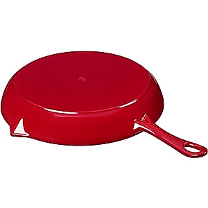 STAUB - 1223006 STAUB Cast Iron Fry Pan, 12-inch, Cherry
