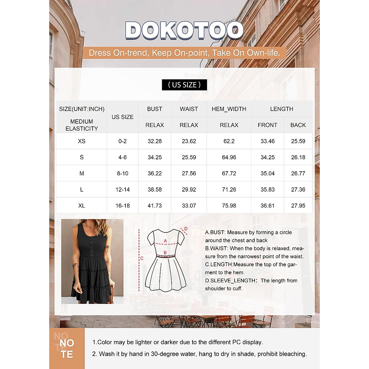 Dokotoo Beach Vacation Clothes for Women 2025 Summer Sun Dress Smocked Empire Waist Ruffle Tiered Casual Mini Button Down Dresses Sexy T Shirt Short Dress Boho Sundress Cruise Outfits Grey Medium