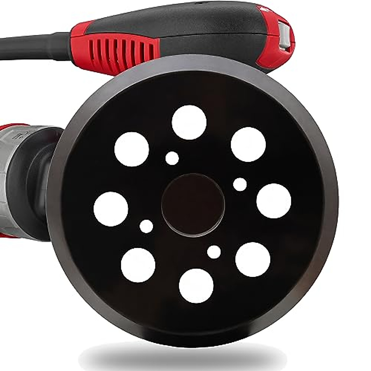 5-Inch 8-Hole Replacement Sander Pad for Milwaukee Sander, 5" Hook & Loop Sanding Pad for Milwaukee 6021-21 & 6034-21, 2648-20, 2648-21 Random Orbit Sander -1 Pack