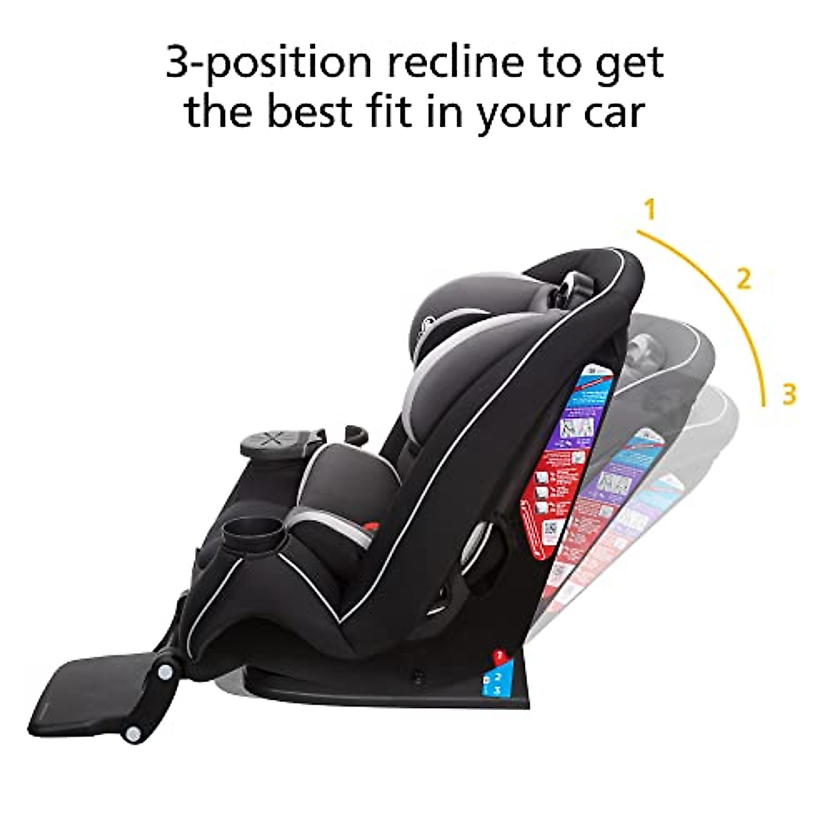 Safety 1st Grow and Go™ Extend 'n Ride LX All-in-One Convertible Car Seat, Winehouse