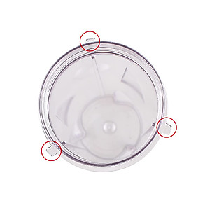 Anbige Replacement Parts 3 tabs cups intended for Nutri Ninja Blender, 2 Pack 16-ounce Single Serve Cup and Sip&Seal Lid Fit Ninja BL200 30/ BL201 30/BL201C 30/BL203QBK