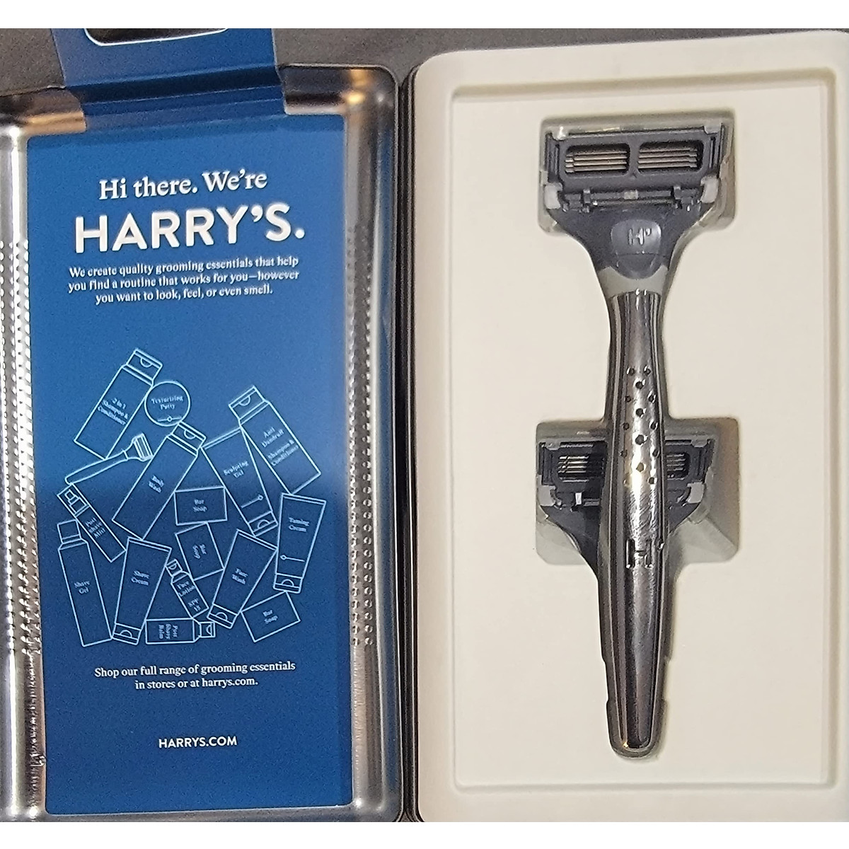 Harry's Craft Handle, White, Rubber, Contemporary, Men's Grooming, Men, Sensitive Skin, Modern Style