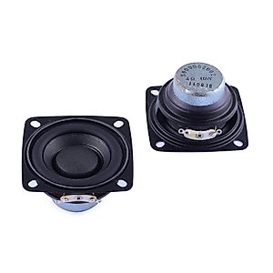 Cylewet 2Pcs 2inch 4Ohm 10W Full Range Audio Speaker Stereo Woofer Loudspeaker for Arduino (Pack of 2) CYT1116