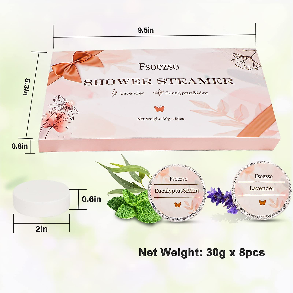 Easter Basket Stuffers Shower Steamers Aromatherapy - Shower Bombs - Bath Bombs Nasal Congestion Relief Shower Tablets Women Home Spa Gift Set Stocking Stuffers for Women