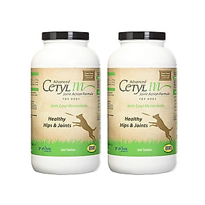 Cetyl M Advanced Dog Joint Action Tablets 360 Count, Pack of 2