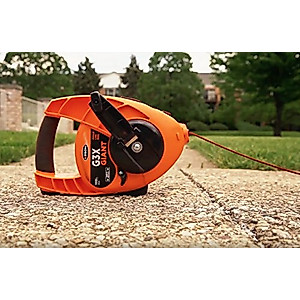 Keson G130 Giant Chalk Line Reel, 24-Ounce Chalk Capacity, 130-Foot