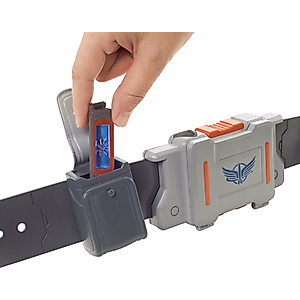 Mattel Disney and Pixar Lightyear Utility Belt, Mission Gear Role-Play & Costume Toy, Life-Size & Adjustable for 4 Years Old & Up