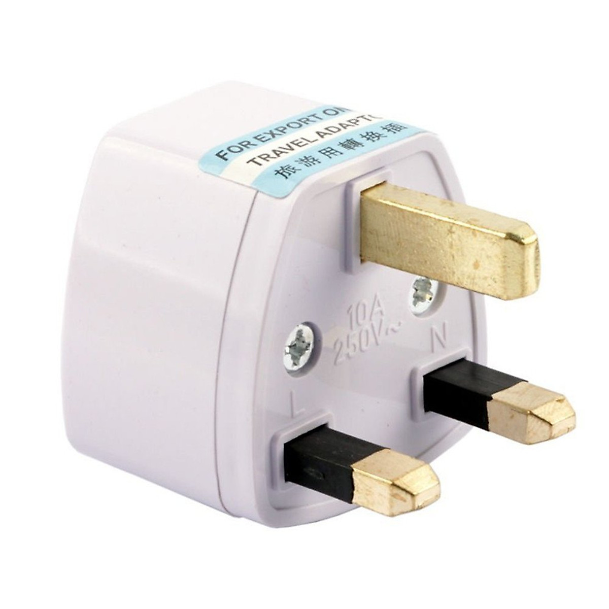 ANRANK UN6688AK 2 Packs Universal EU/USA/AU to UK GB England AC Power Plug Adapter Travel Converter