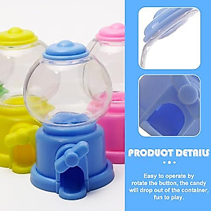 NOLITOY Plastic Gumball Machines machine bubble gum automatic winning prize vending machine mini gumball machine candy Gumball Machines for Gumballs Model