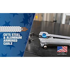 Southwire Tools B-102 Seatek RS/RF Standard Blade; Replacement Blade for All Roto-Split and Roto-Flex Models; for Use On Steel Casing and #10; Two Pack; Blue; Proudly Made in America