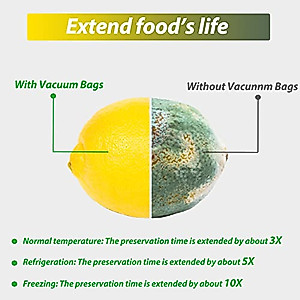 Sous Vide Bags 30 Pack Reusable Vacuum Food Storage Bags for Anova, Joule Cookers - 3 Sizes Vacuum Food Bags, 1 Hand Pump, 4 Sealing Clips and 4 Clamps for Food Storage and Sous Vide Cooking