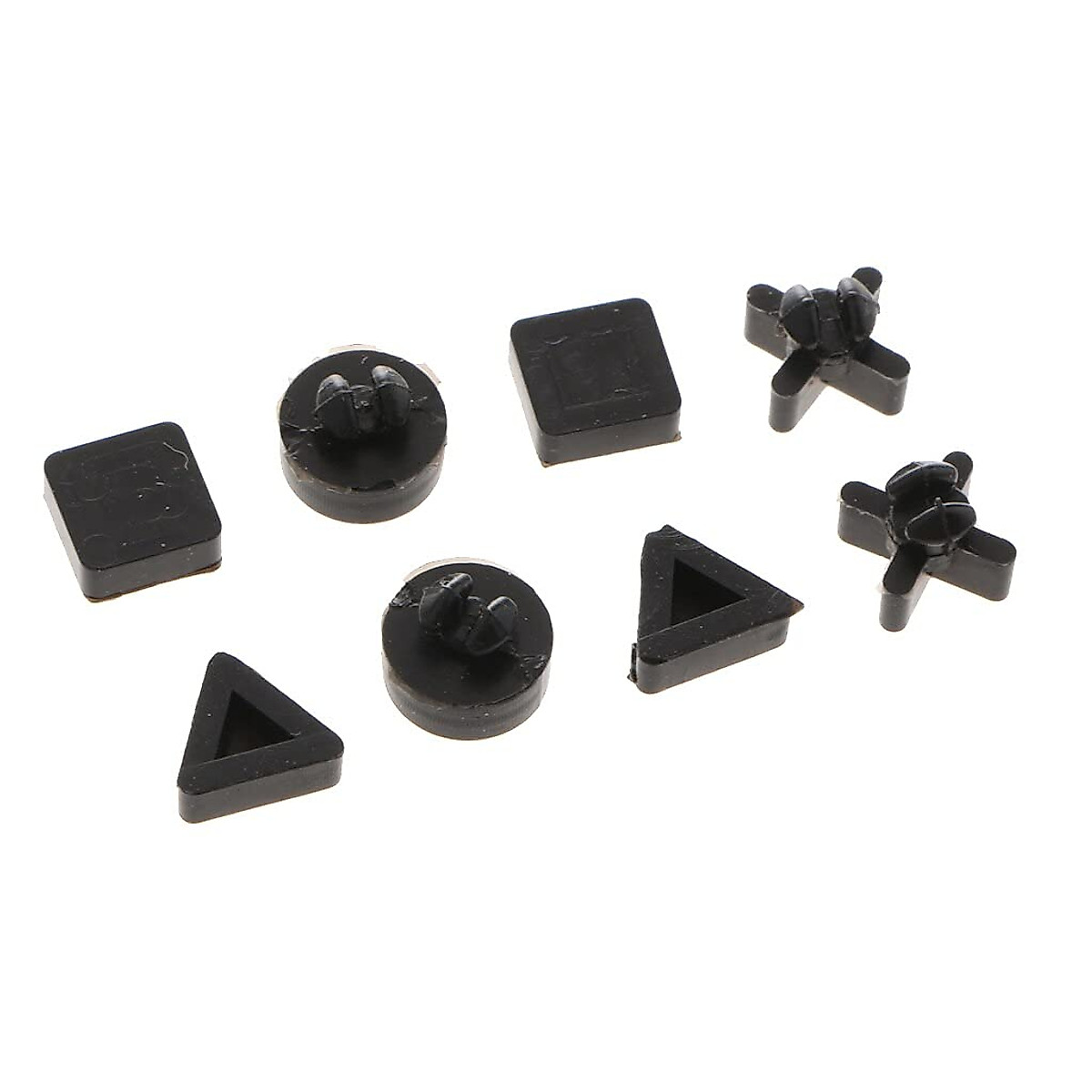 New 8 Pcs Non-Slip Silicone Rubber Bottom Feet Pad Set Part Replacement for PS4 Pro Game Console