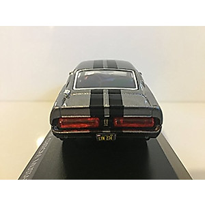 GreenLight Collectibles Gone in Sixty Seconds 1967 Ford Mustang Eleanor 1/43 Scale Diecast Model Car Gray