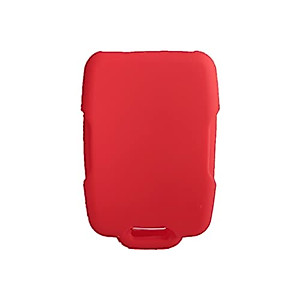 Smart Key Fob Covers Case Protector Keyless Remote Holder for Chevrolet Silverado Colorado M3N32337100 13577770 13577771 GMC Sierra Yukon Cadillac Black and red