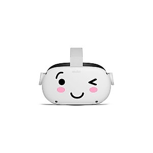 UwU Wink Face - Oculus Quest 2 - Decals - Black & Pink
