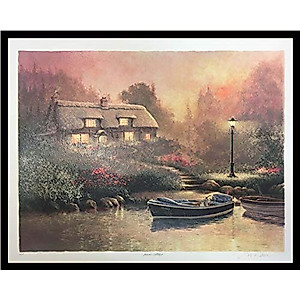 Haven Cottage (Nature Landscape Decor Art Framed)