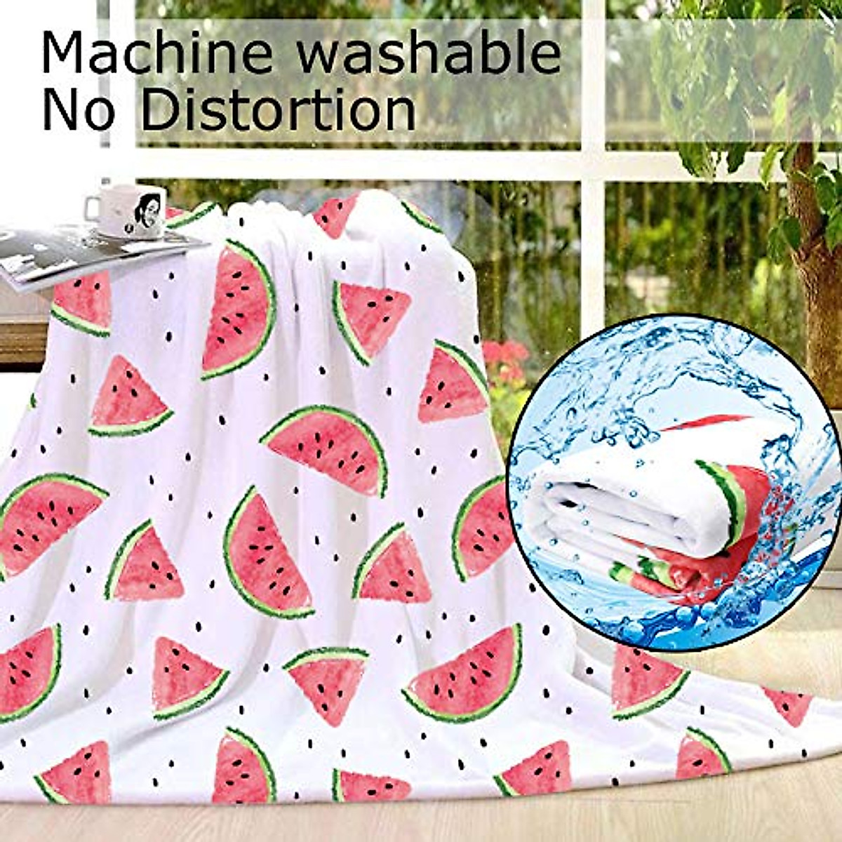 Yunine Lmorey The Underwater World with Dolphins and Plants Throw Blanket Bed Couch Sofa Travelling Camping Super Soft Blanket for Kids Adults 60 x 80 Inches