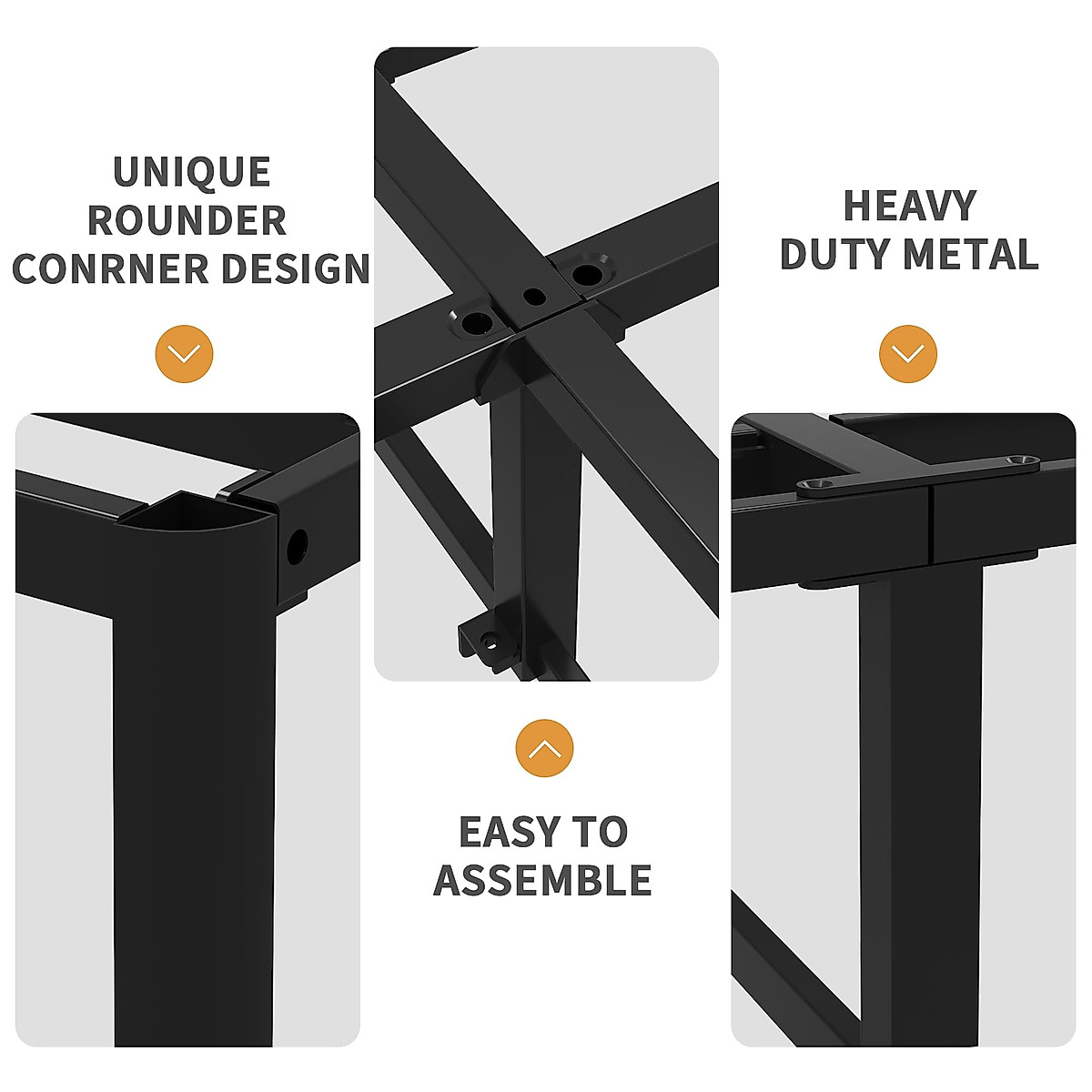 OSASET Queen Box Spring, 7 Inch Box Spring for Queen Bed, 3000 lbs Heavy Duty Metal Frame Mattress Foundation with Fabric Cover, Easy Assembly-Noise Free