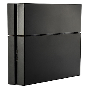 eXtremeRate Solid Matte Black HDD Bay Hard Drive Cover Shell, Replacement Top Case Faceplate Compatible with ps4 Console - Console NOT Included