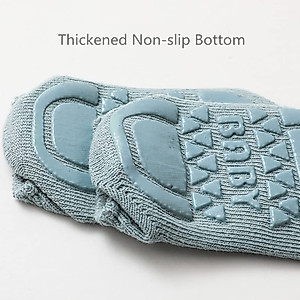 BEHELE Toddler Baby Non Slip Socks 8 Pairs Infant Newborn Antiskid Socks with Grips Solid Anti-Slip Unisex Ankle Socks for Girl Boy (M(1-3T))