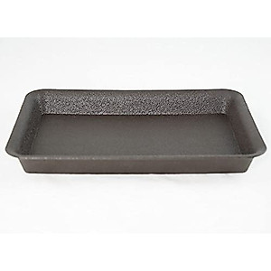 1 Pcs 8.25" Rectangular Dark Blue Bonsai / Succulent Pot + Tray + Rock + Mesh Combo