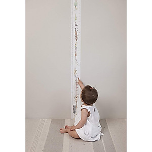 TALLTAPE - Portable Roll-up Height Chart Plus 1 Sharpie Marker Pen to Measure Children Growth from Birth, Choice of 10 Designs, a Memento for Life (Luxury Wild Animal, Large Talltape)