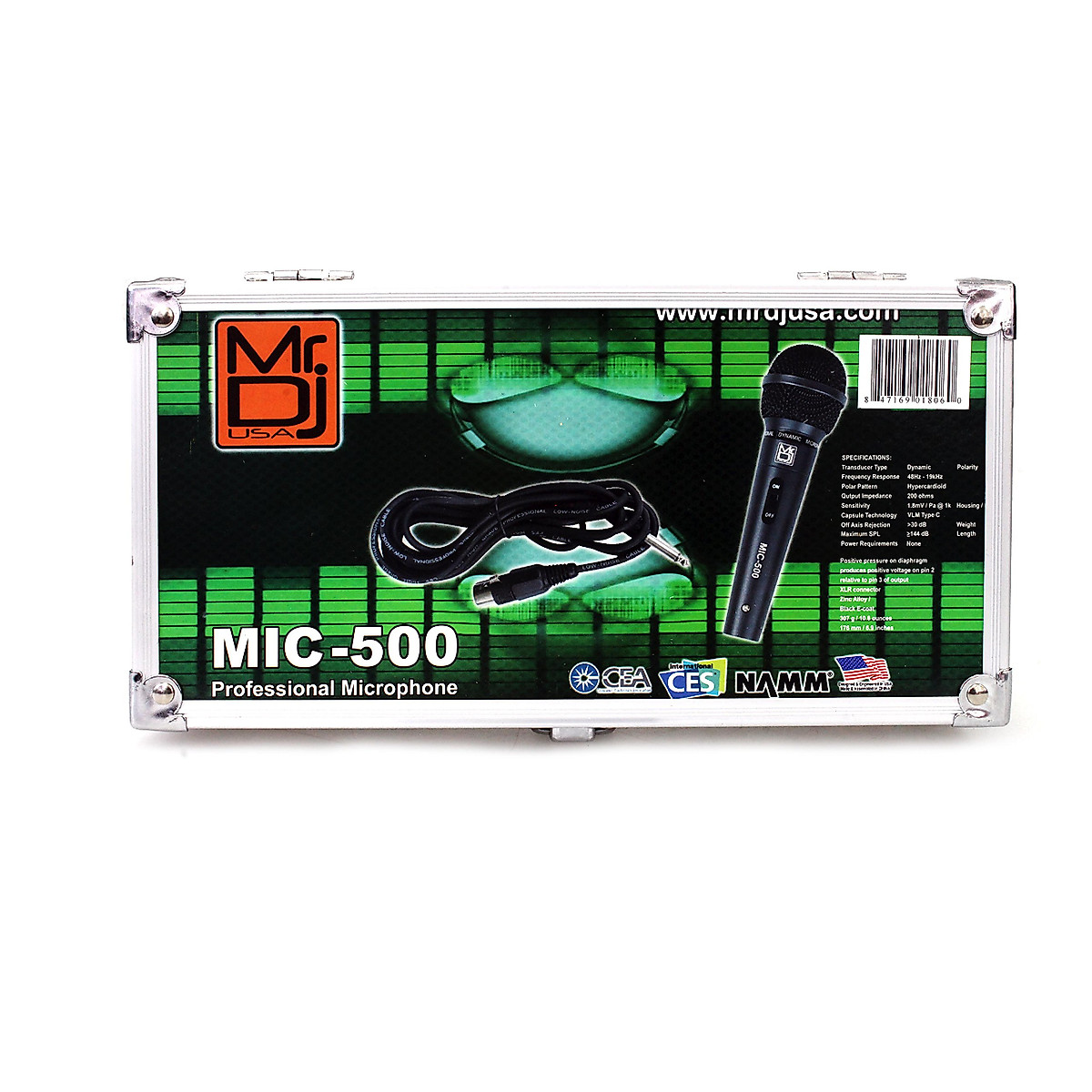 Mr. Dj MIC500 Uni-Directional Dynamic Microphone
