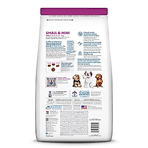 Hill's Science Diet Oral Care, Adult 1-6, Small & Mini Breeds Plaque & Tartar Buildup Support, Dry Dog Food, Chicken, Rice, & Barley, 12.5 lb Bag